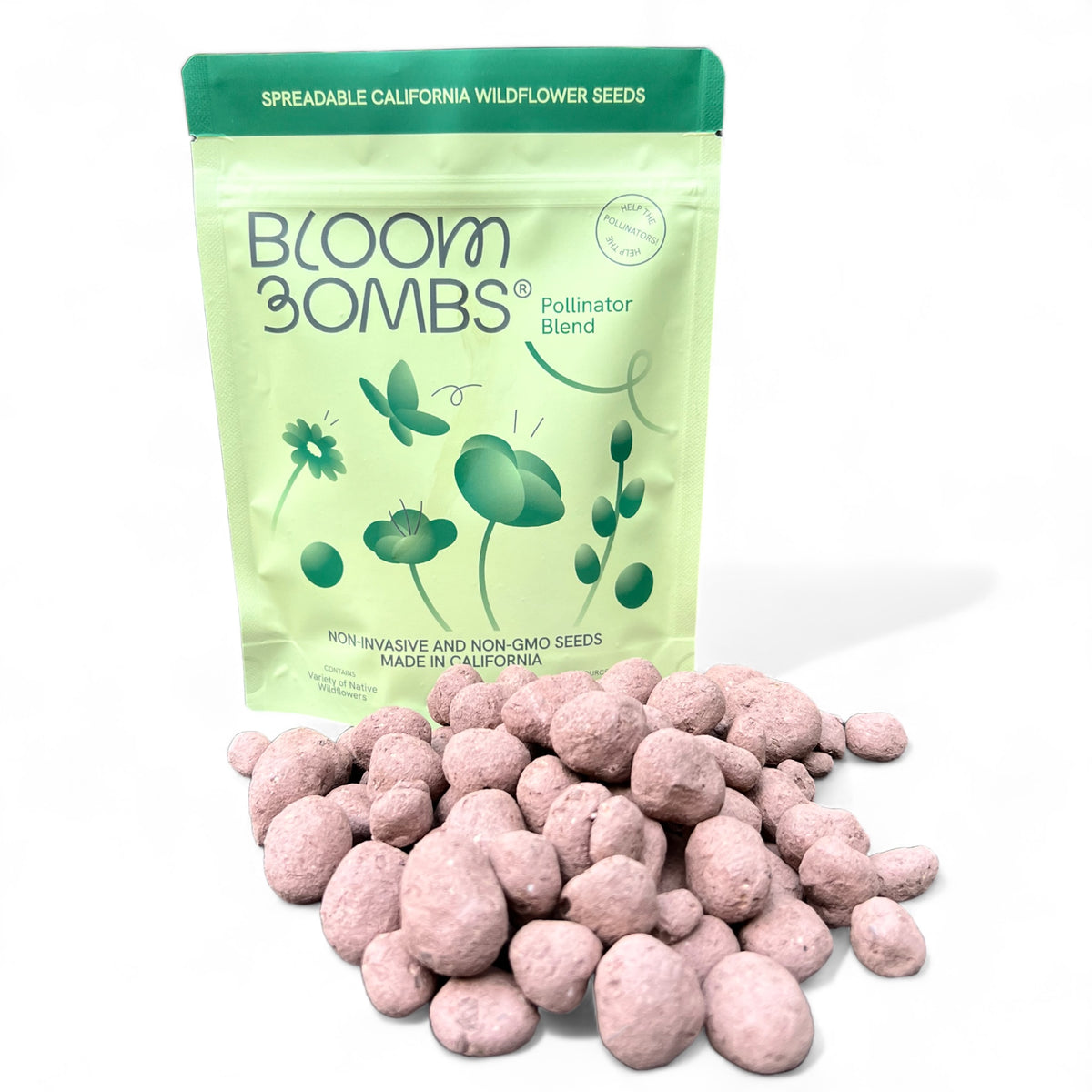 California Native Wildflower Seed Balls – Bloom Bombs